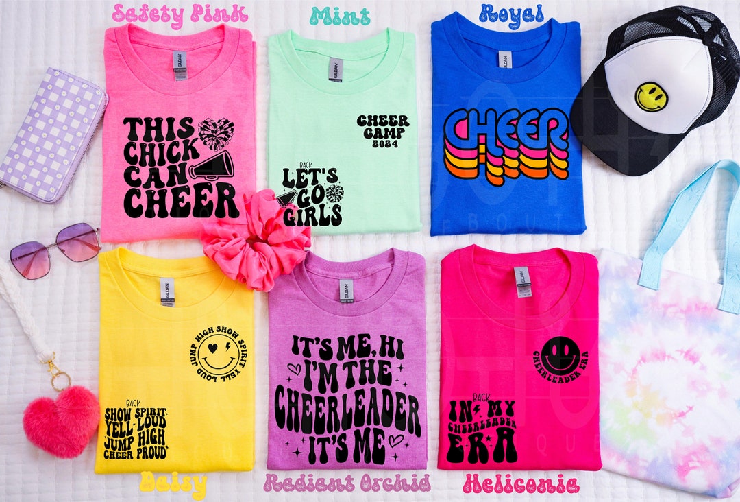 Cheer Camp Tees,retro Cheer Tees,i'm in My Cheerleader Era,this Chick ...