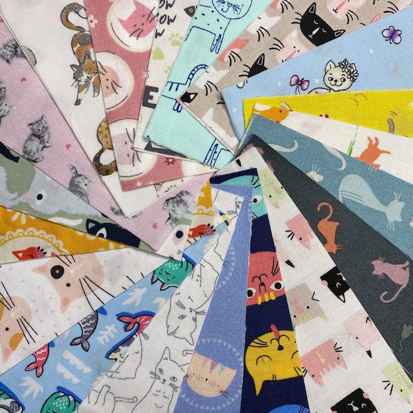 Kitten Fabric - Etsy