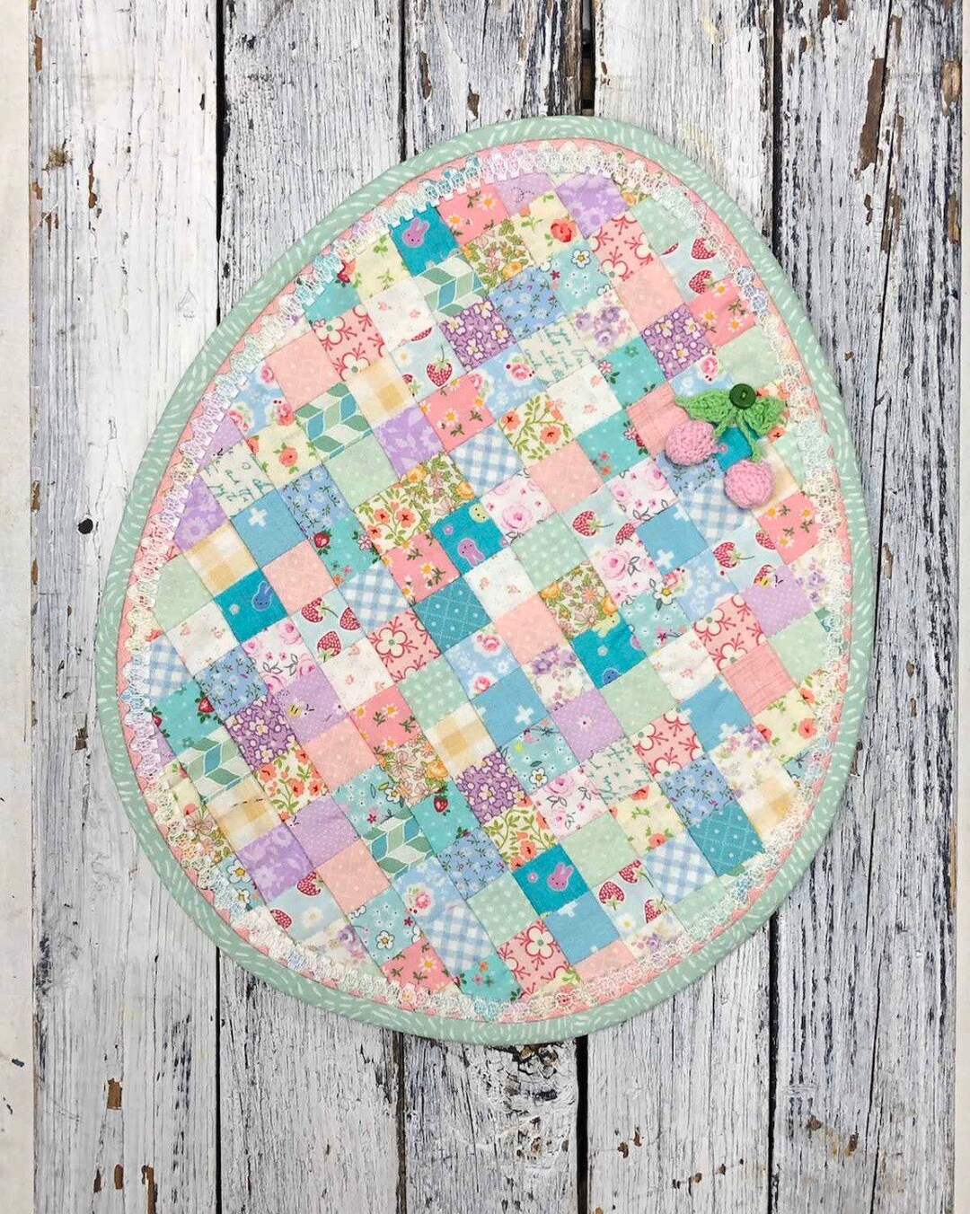 Easter Spring Egg Mini Quilt Sewing Project Kit With Pattern - Etsy