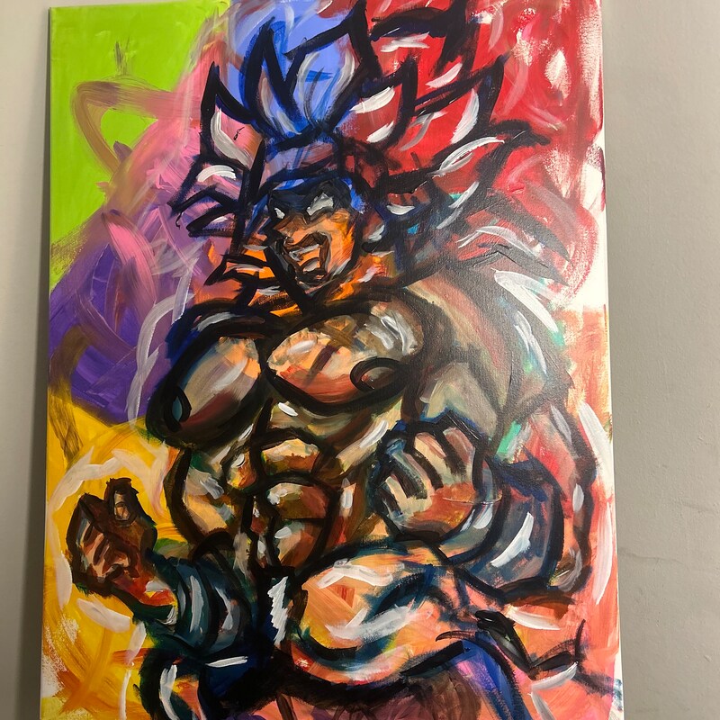 Acrylic Dragon Ball Z Wall Art - Etsy