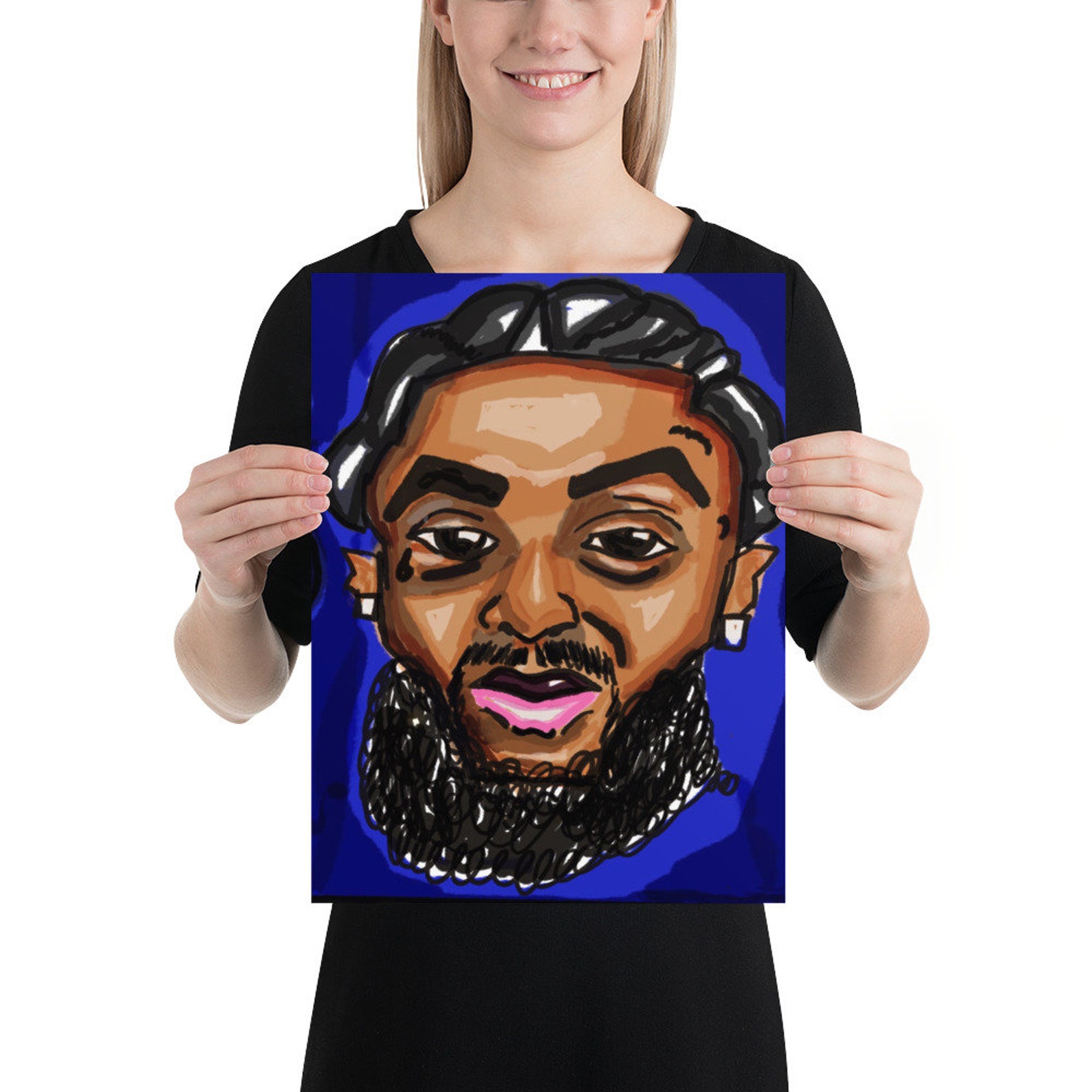 Nipsey Hussle Crip Blue Poster - Etsy