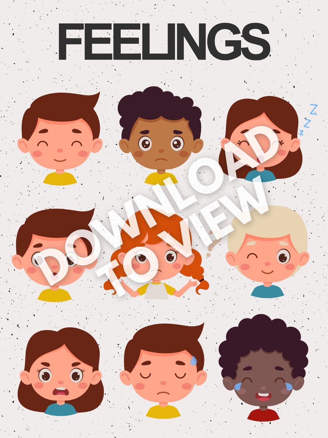 Feelings - Poster (download) - Etsy