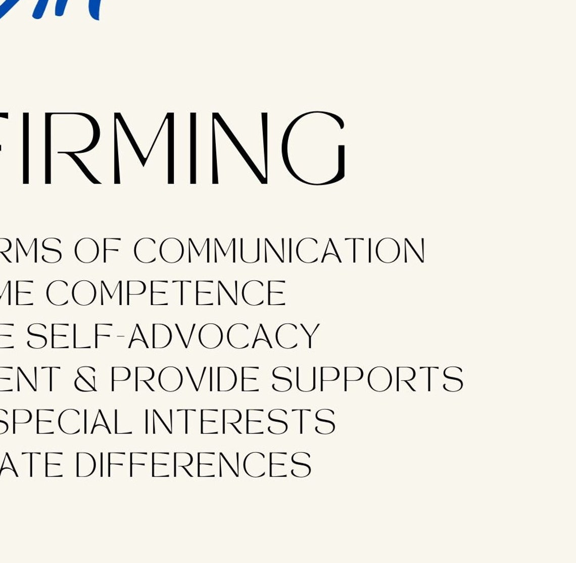 Neurodiversity Affirming - Poster (download) - Etsy