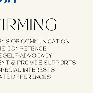 Neurodiversity Affirming - Poster (download) - Etsy