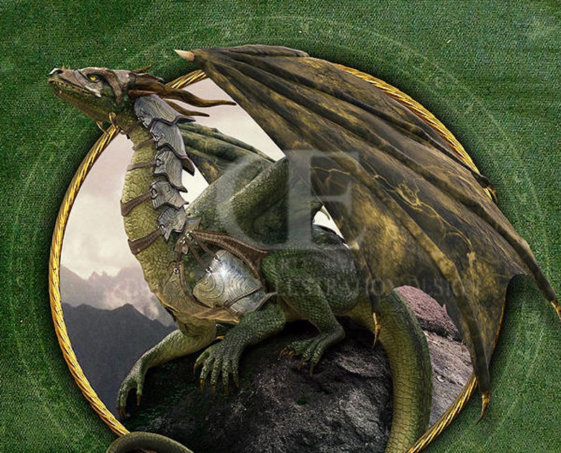 5 Cinematic Dragons PNGs | Etsy