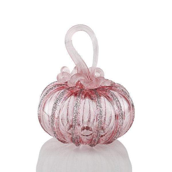 Pink Glass Pumpkin - Etsy
