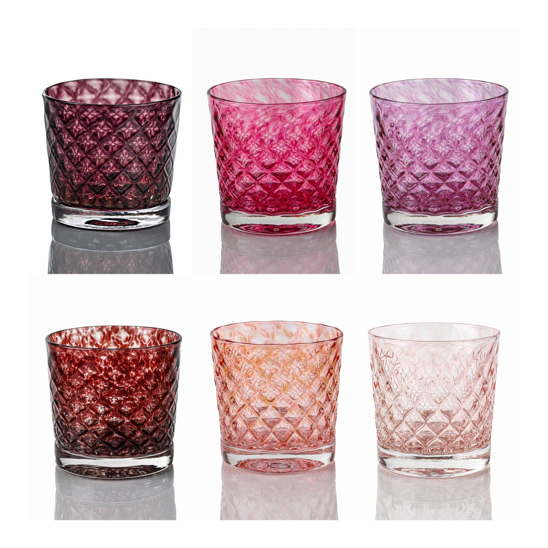 Sugar | Set of 6 Handblown Glassware | Mindala Glass | Handmade in CA ...