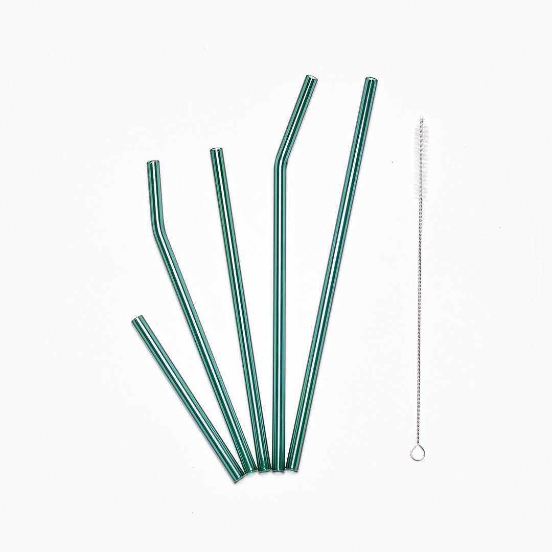 LAGOON | Handblown Glass Straw | Handmade in CA | Cocktail | Drinkware ...
