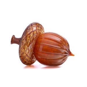 Light Metallic Clove & Chestnut With Ridges HANDBLOWN - Etsy