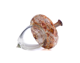 Glass Acorns - Etsy