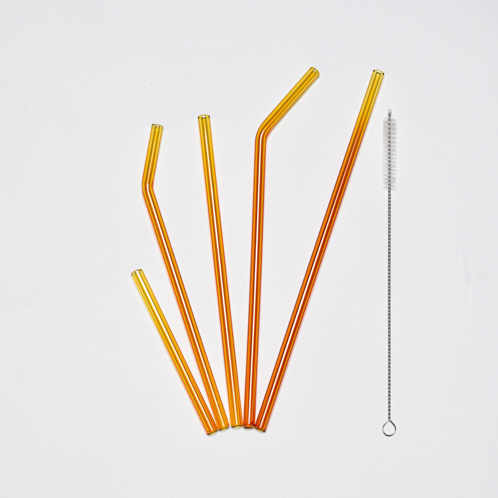 Handmade Gold Glass Straws Cocktail Straws Colorful Straws - Etsy