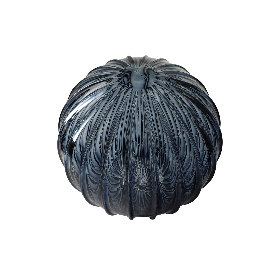 Slate Blue | Set of 6 | Handblown Glass Ornament | Handmade in CA | Sun ...