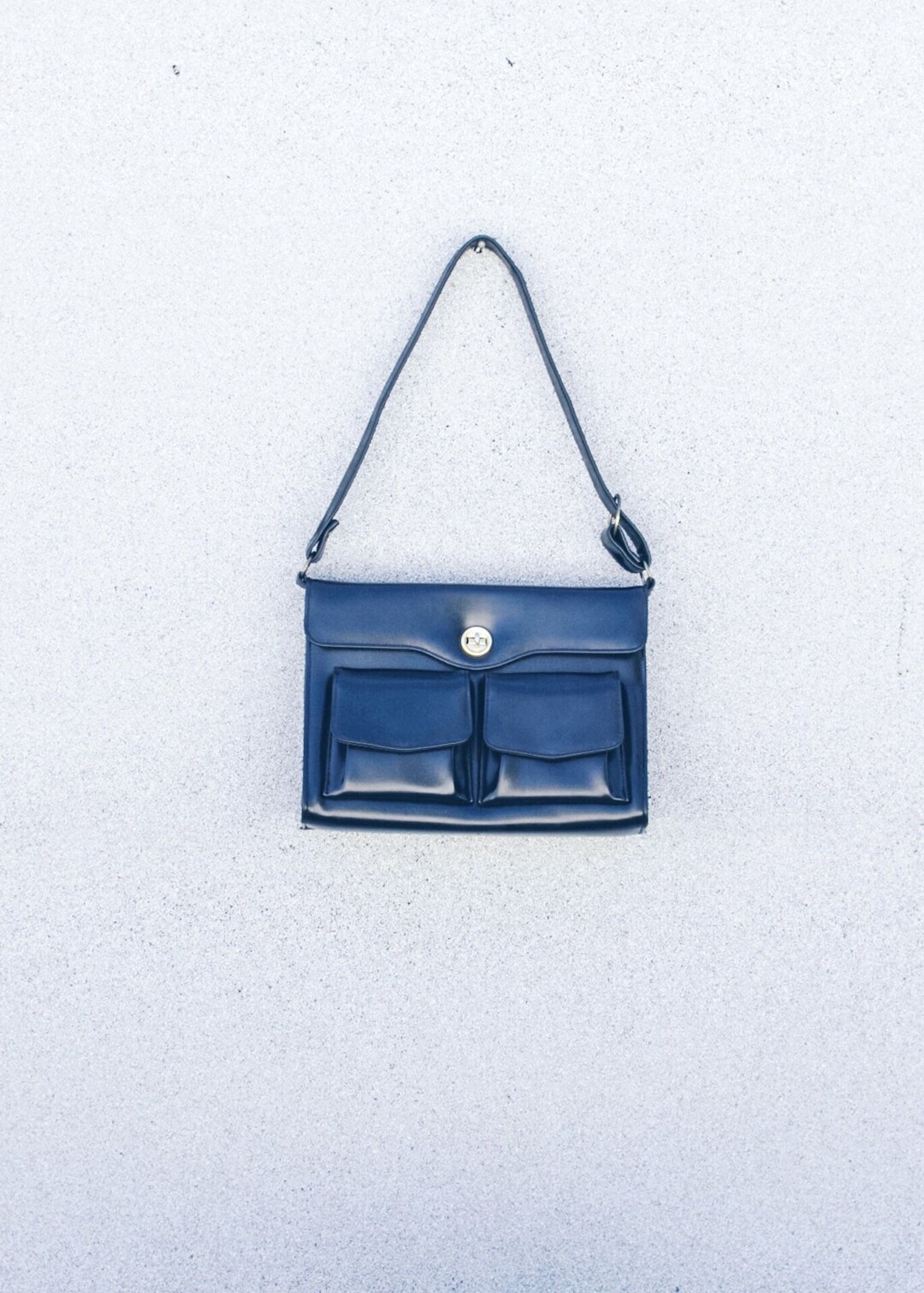 90s Pleather City Bag - Etsy