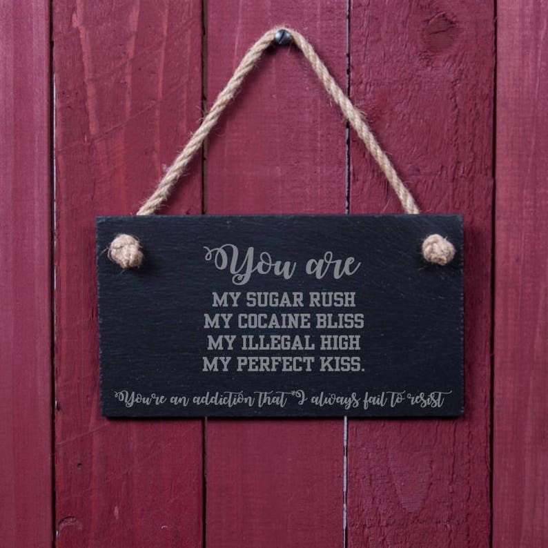 Novelty Sign: You Are My Sugar Rush... FAD1085 - Etsy