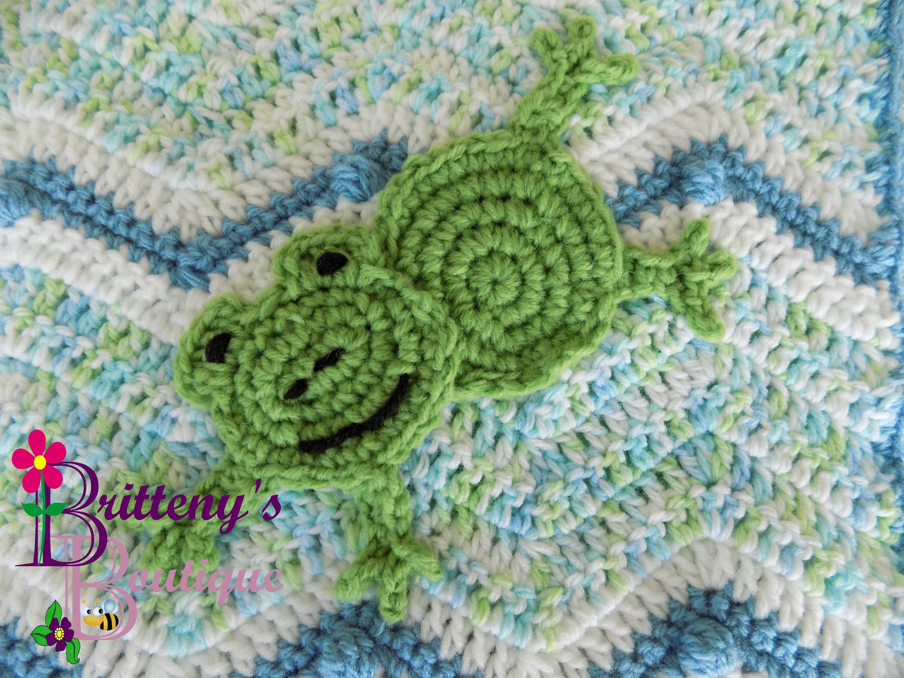 Frog Blanket Crochet Pattern Baby Frog Blanket Crochet Pattern | Etsy
