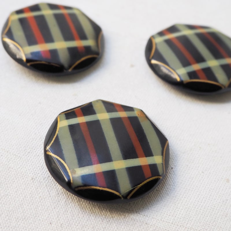 Art Deco Button - Etsy