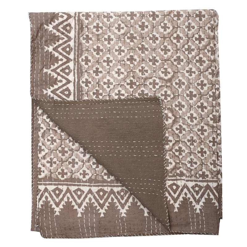 Brown Quilt - Etsy
