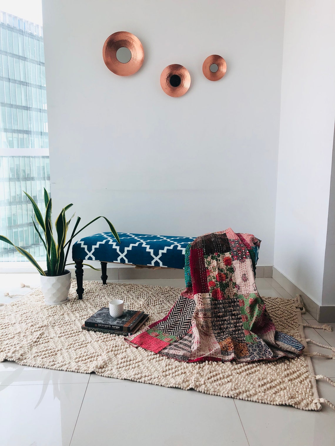 Scandinavian Natural Rug Hygge Minimalist Bedroom Rug - Etsy