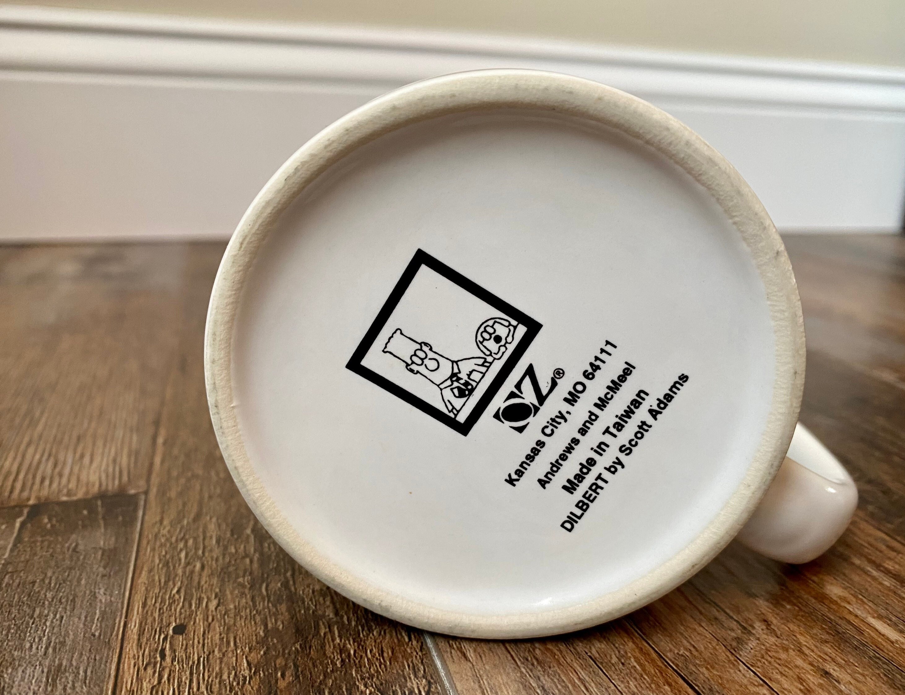 Vintage Dilbert Company With A Strategy Mug 90s Scott Adams - Etsy