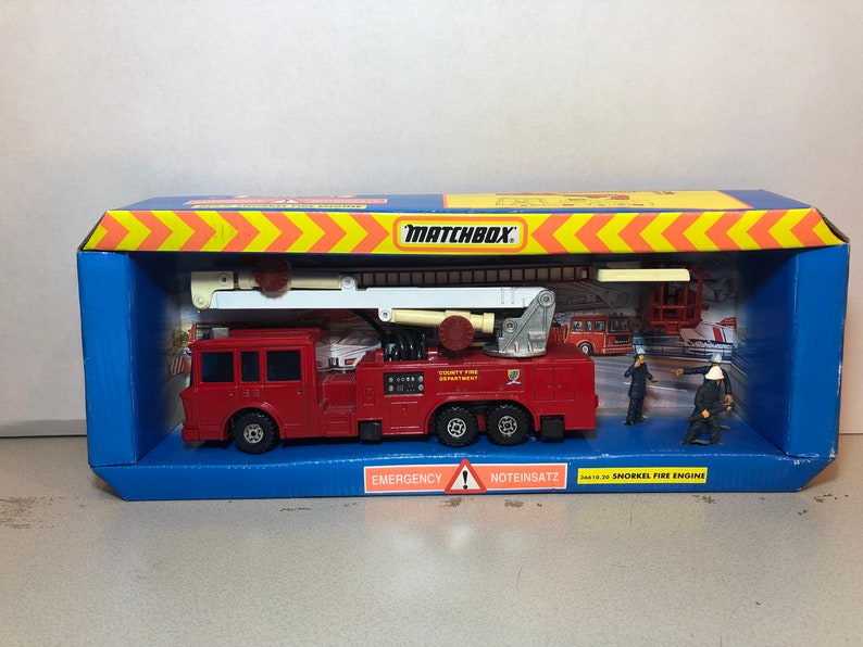 Matchbox Emergency - Snorkel Fire Engine - 36610.20 - Etsy