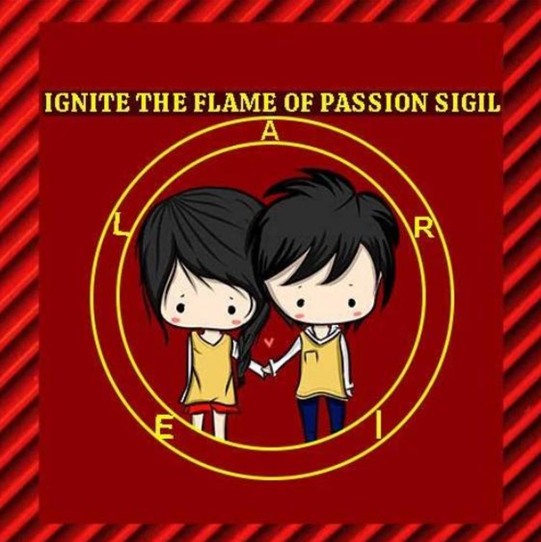 How to - Ignite the Flame of Passion - Desire Energy Sigil Seal Spell ...