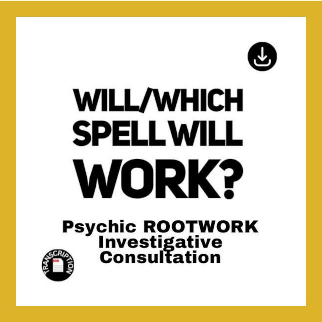 Did the Spell She Cast for Me the Other Day, Really Work or Not ...