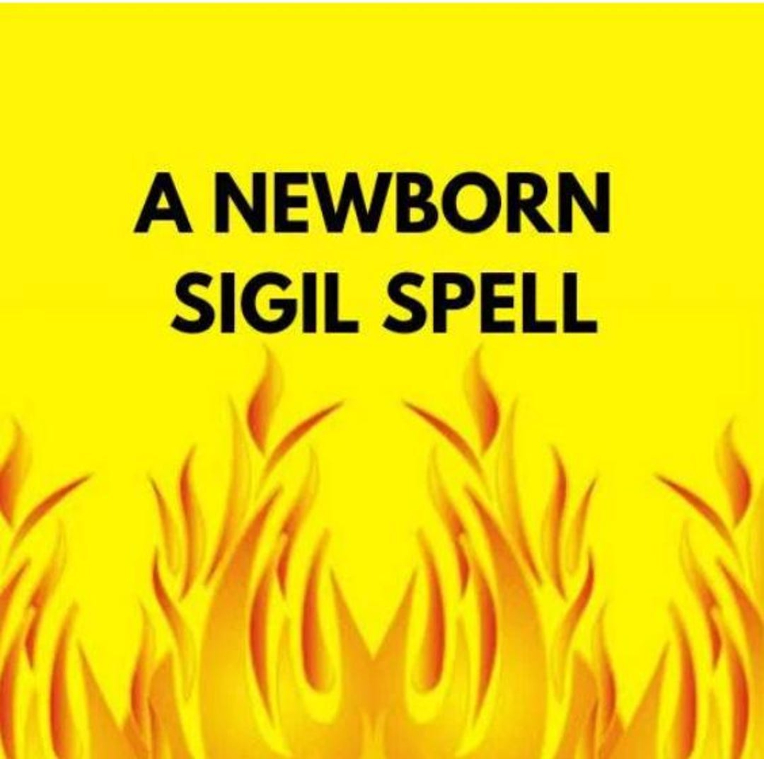 Newborn Custom Sigil Spell Art Svg Png Ai 1 One Dollar - Etsy