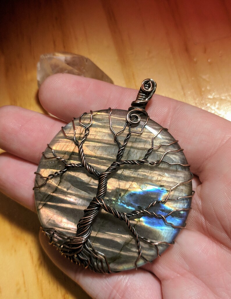 Labradorite Tree of Life Pendant, Tree of Life, Wire Wrapped Jewelry ...