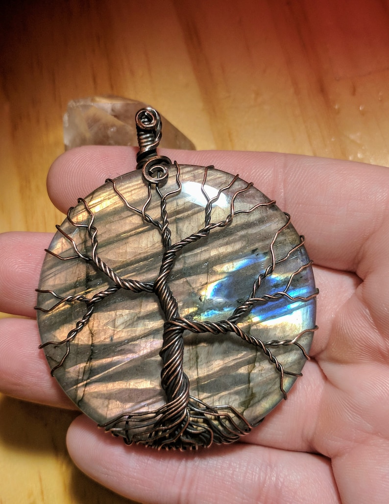 Labradorite Tree of Life Pendant, Tree of Life, Wire Wrapped Jewelry ...