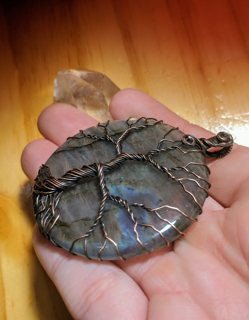 Labradorite Tree of Life Pendant, Tree of Life, Wire Wrapped Jewelry ...