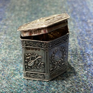Antique Silver Box 1903 - Etsy