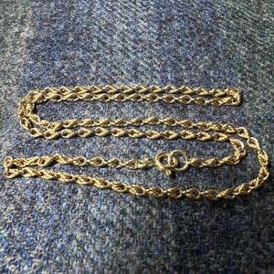 Antique 15ct Gold Chain 16.5 Inches - Etsy