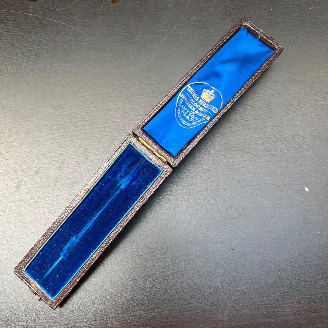 Antique Tie Pin Box - Etsy