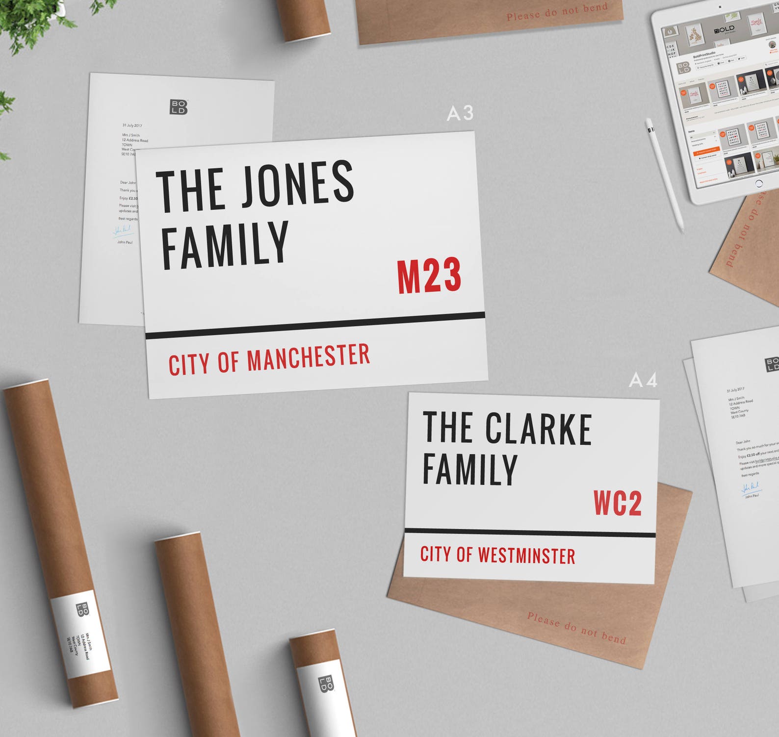 Personalised Street Sign // Custom Family Names // New House Gift ...