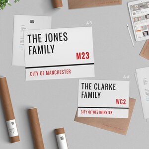 Personalized Street Sign // Custom Family Names // New House Gift ...