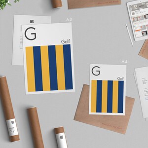 Letter G // International Maritime Signal Flags // Navy Flag Letter ...