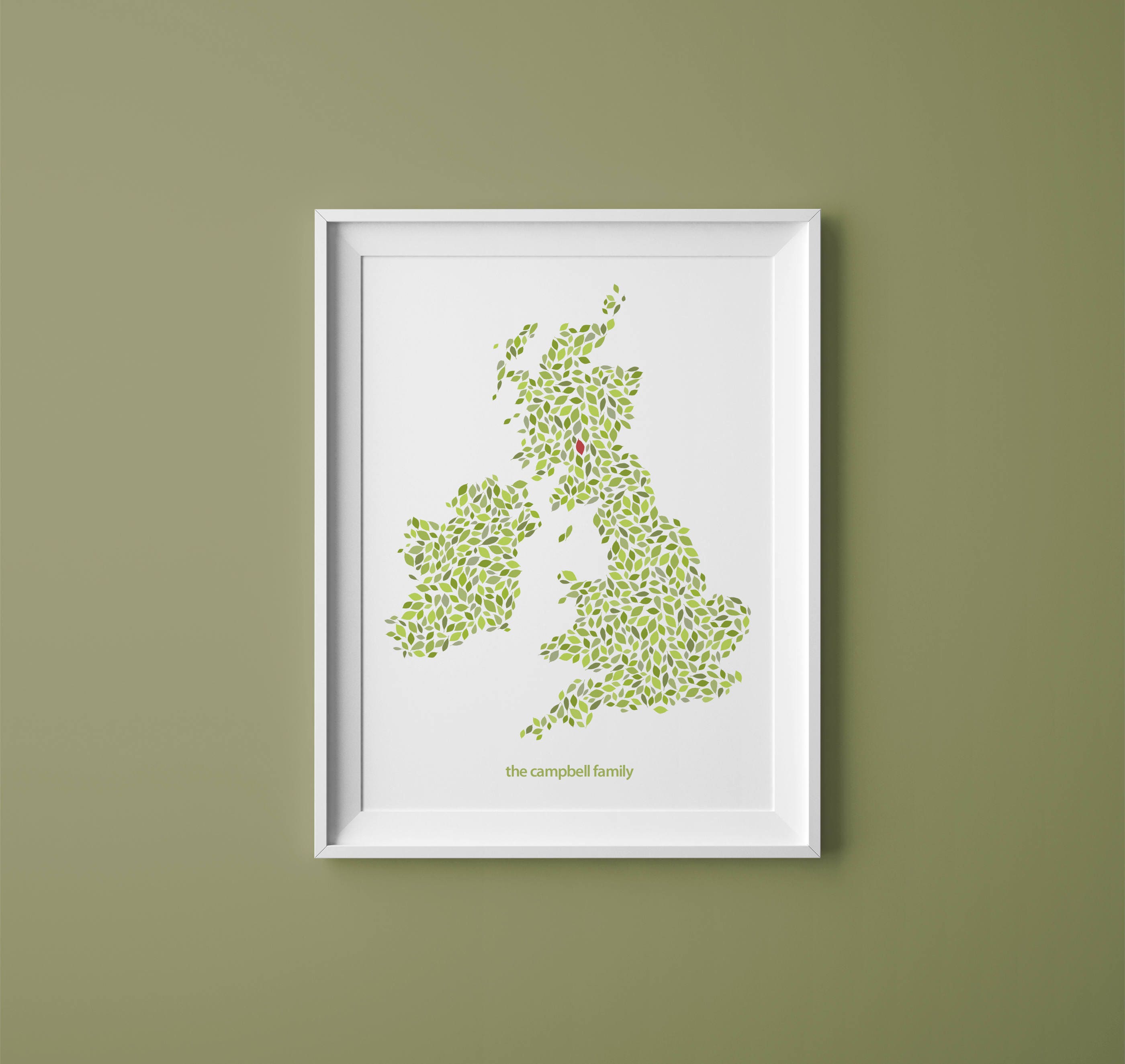 Personalised UK Map Print // United Kingdom // Custom Colours | Etsy