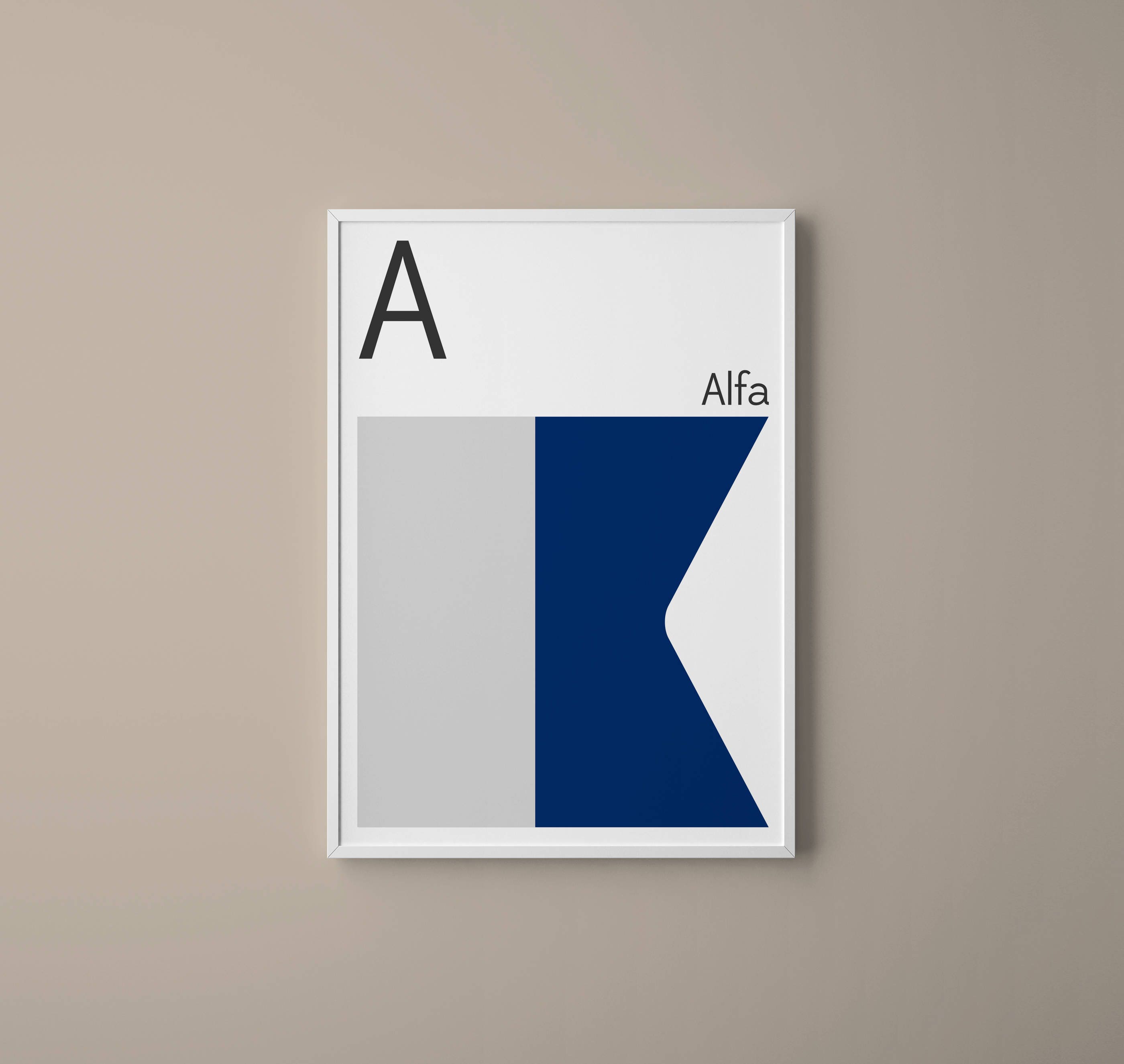 Letter A // International Maritime Signal Flags // Navy Flag Letter ...