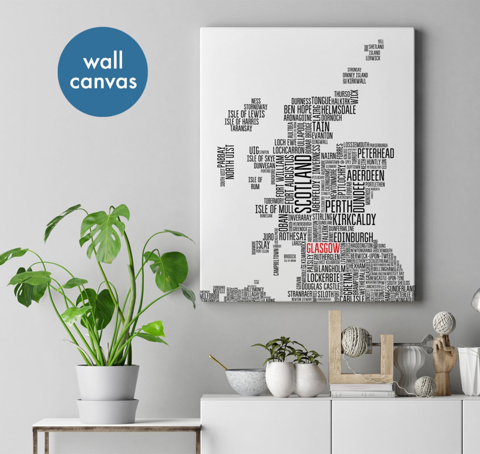 Personalised Scotland Map Print // Custom Colours // New House | Etsy UK