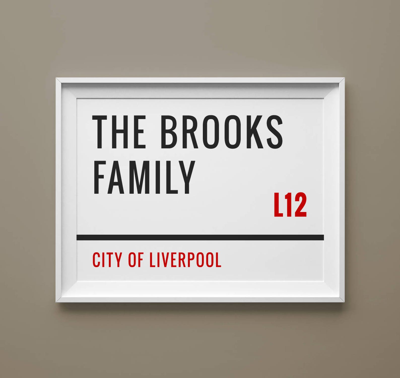 Personalised Street Sign // Custom Family Names // New House Gift ...