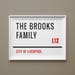 Personalised Street Sign // Custom Family Names // New House Gift ...