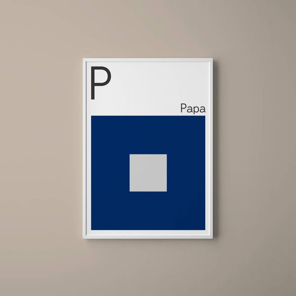 Papa Signal Flag - Etsy