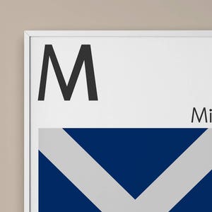 Letter M // International Maritime Signal Flags // Navy Flag Letter ...