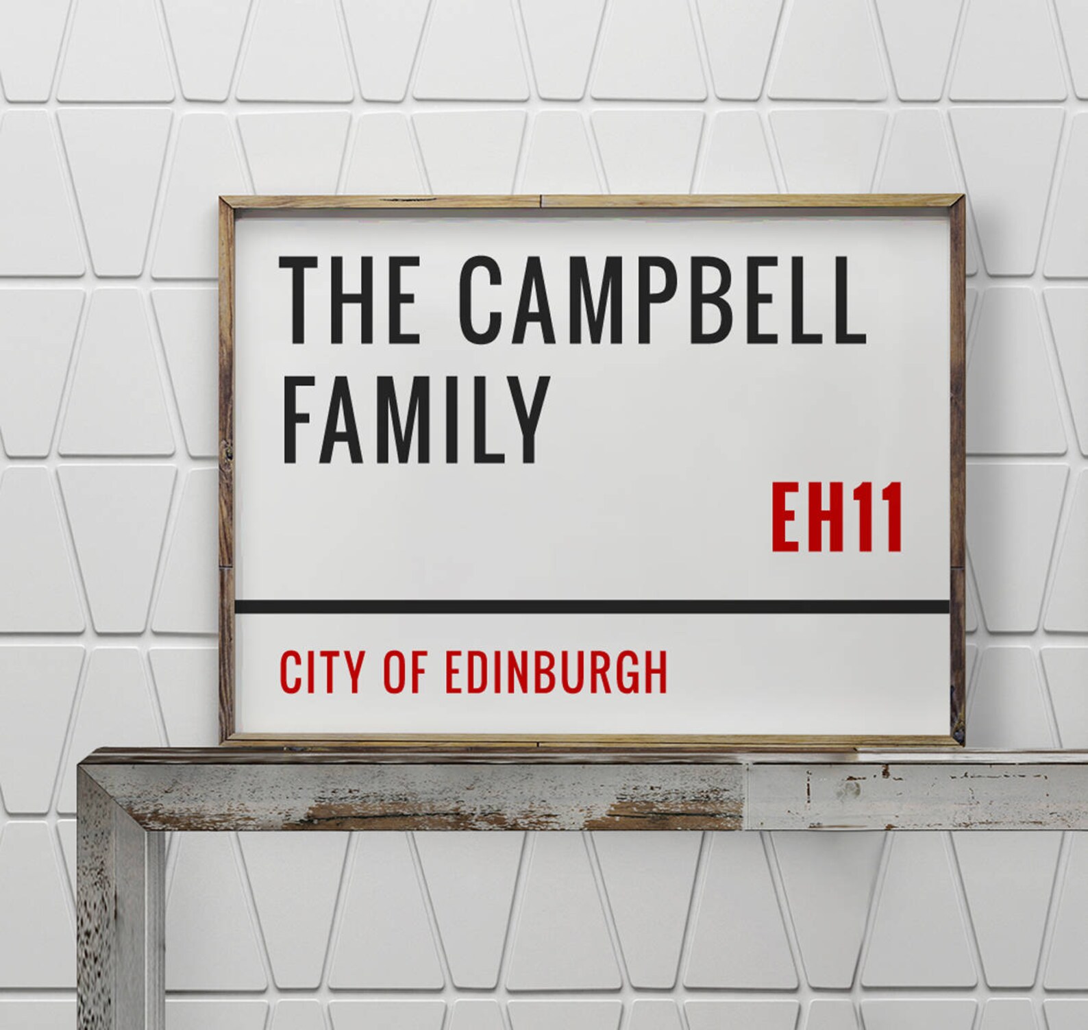 Personalised Street Sign // Custom Family Names // New House Gift ...