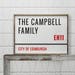 Personalised Street Sign // Custom Family Names // New House Gift ...