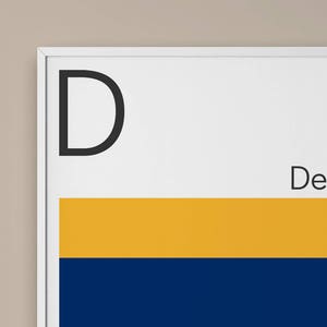 Letter D // International Maritime Signal Flags // Navy Flag Letter ...
