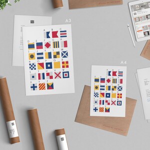 International Maritime Signal Flags and Phonetic Alphabet Chart ...