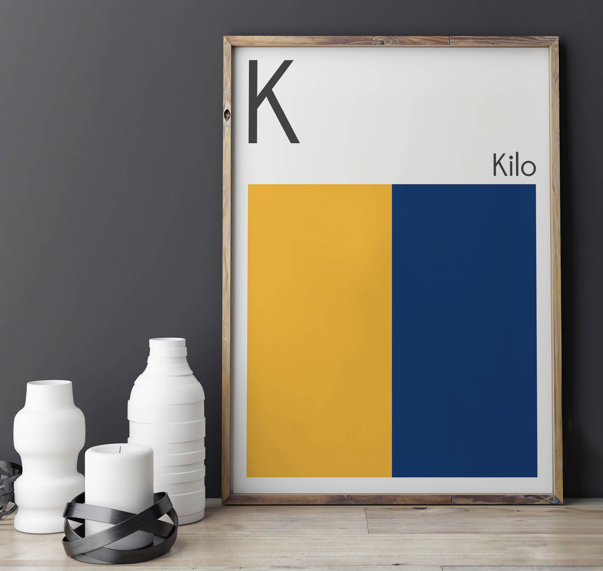 Letter K // International Maritime Signal Flags // Navy Flag | Etsy