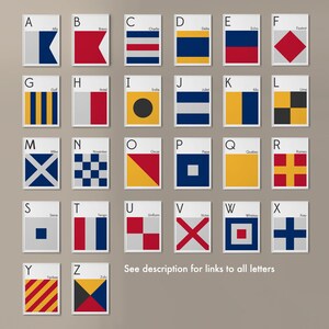 Letter B // International Maritime Signal Flags // Navy Flag Letter ...