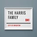 Personalised Street Sign // Custom Family Names // New House Gift ...